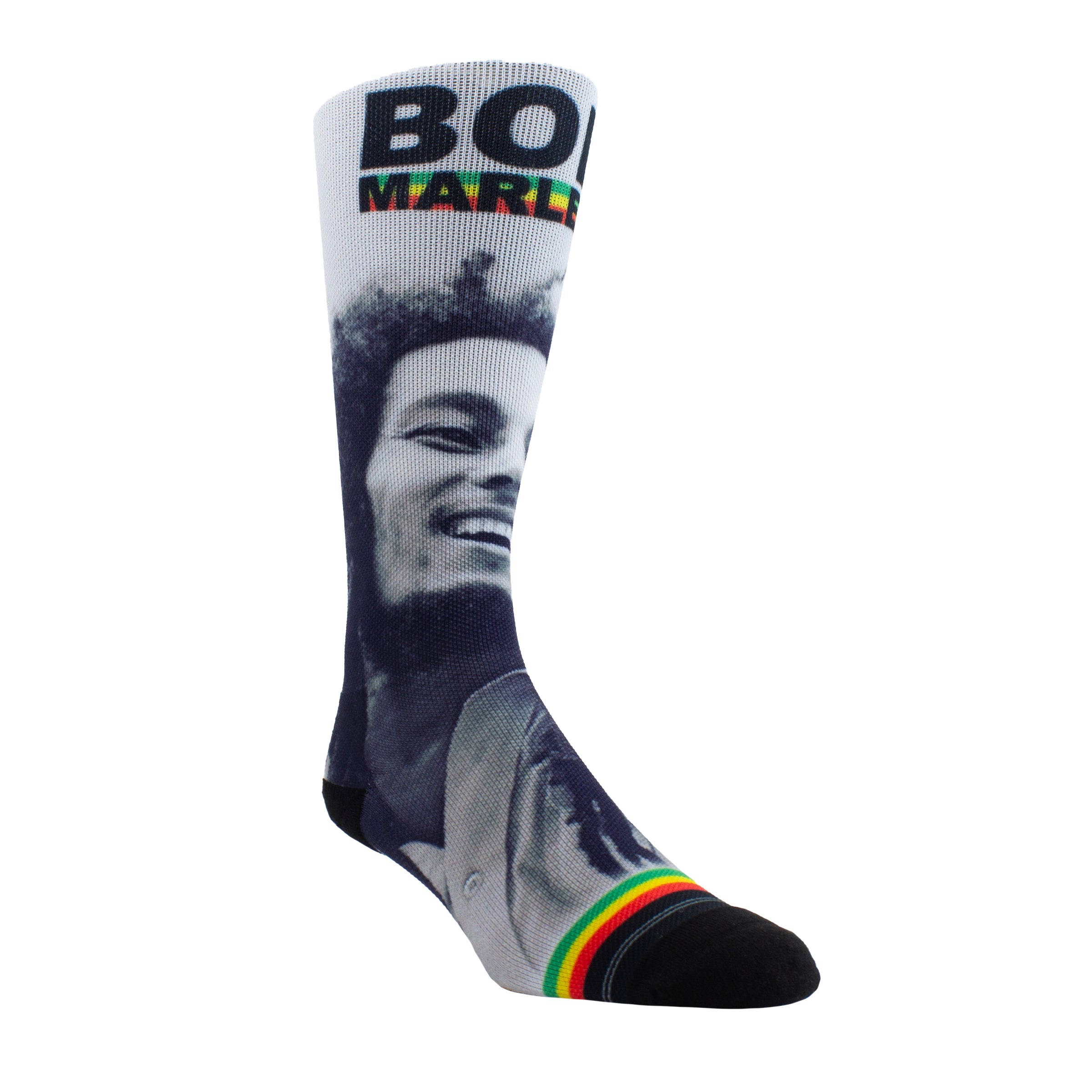 BOB MARLEY SMILE PROTRAIT SOCKS, 1 PAIR – Perri's Corporation