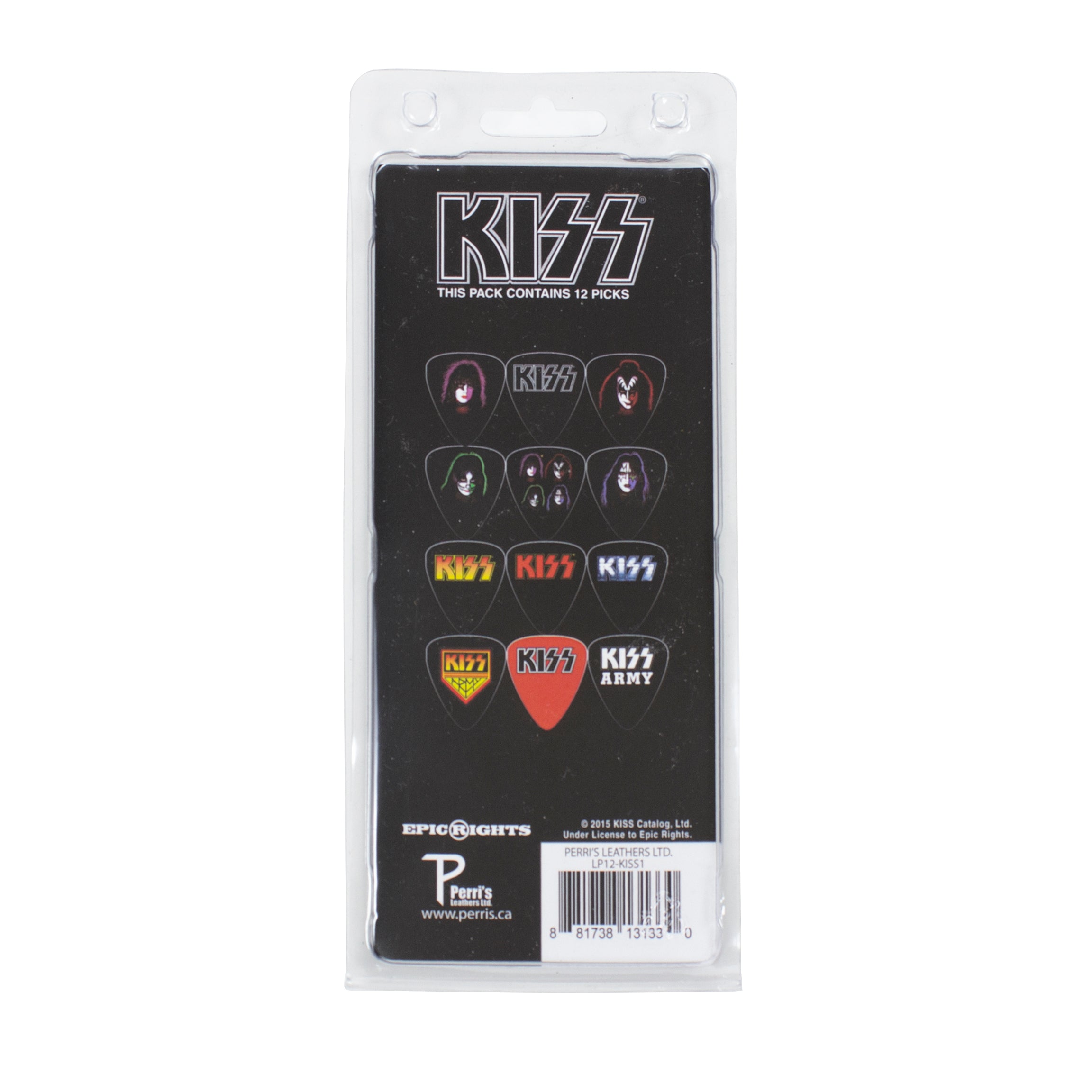KISS 12 PACK OFFICIAL LICENSING GUITAR PICKS – Perri's Corporation
